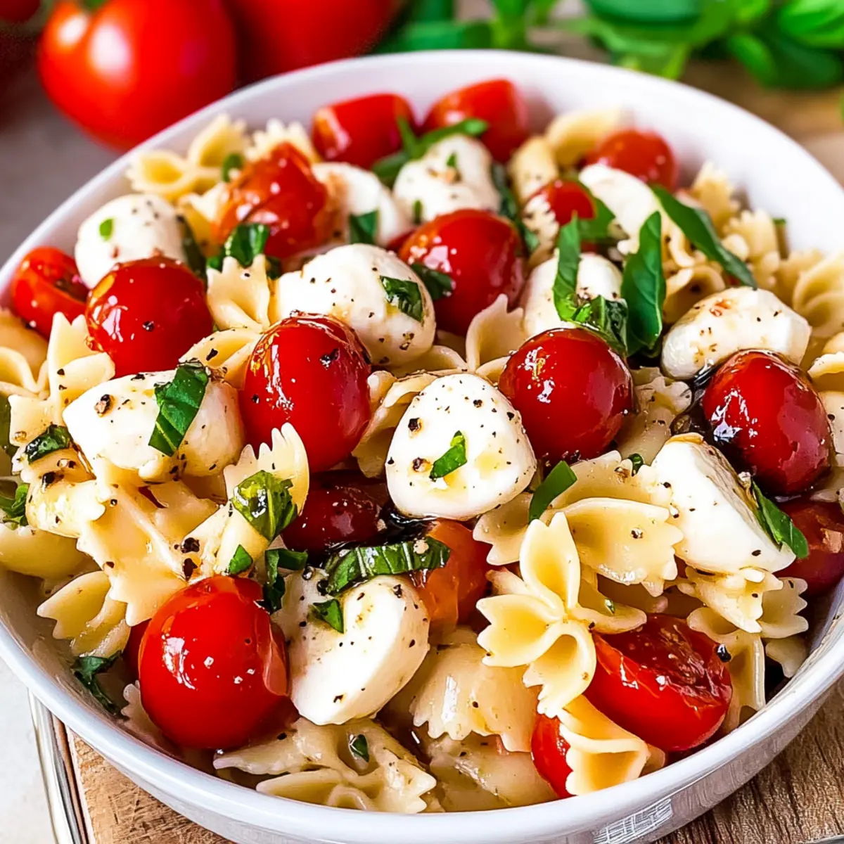 Irresistible Caprese Pasta Salad: A Fresh Make-Ahead Delight